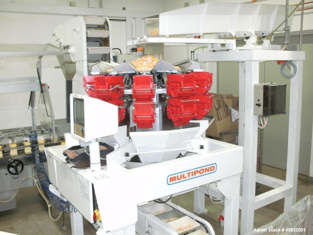 Used Multipond Mehrkopfwaage Memory Hopper Weighing System. Type MP 1