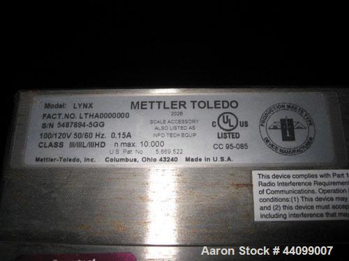 Used Mettler Portable Floor Scale, Stainless Steel. 10,000 Pound capa
