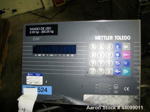 Used Mettler Portable Floor Scale, Stainless Steel. 10,000 Pound capa