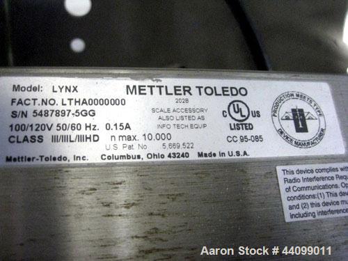 Used Mettler Portable Floor Scale, Stainless Steel. 10,000 Pound capa