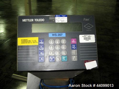 Used Mettler Portable Floor Scale, Stainless Steel. 5,000 Pound capac