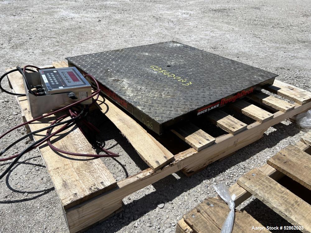 Used- Rice Lake 30" x 30" Class III Floor Scale,