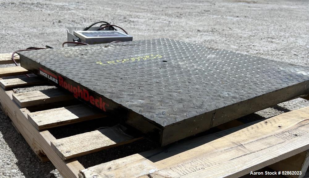 Used Rice Lake 30" x 30" Class III Floor Scale, Model 2.5X2.5HP-2K. 2