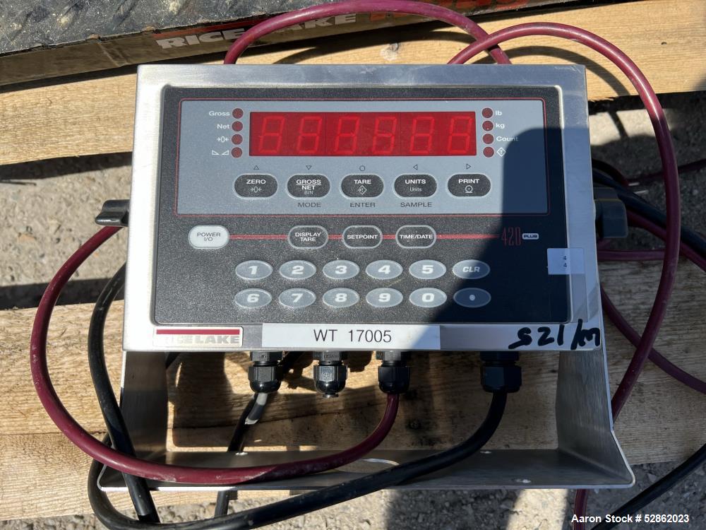 Used- Rice Lake 30" x 30" Class III Floor Scale,