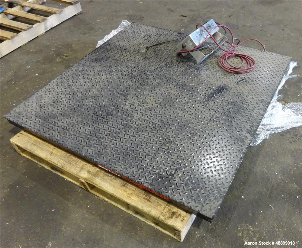 Used Rice Lake Digital Platform Scale, Model 4X4HP-5K, Class III, Cap