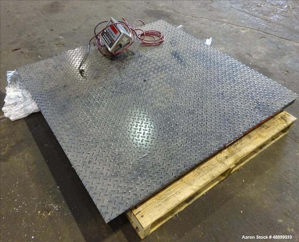 Used Rice Lake Digital Platform Scale, Model 4X4HP-5K, Class III, Cap