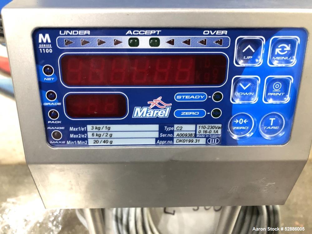 Used- Marel Series 1100, Type C2, Scale, 316 Stai