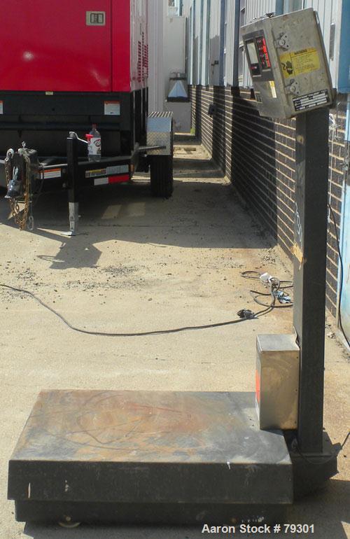 Used Toledo Digital Scale, 660 Pound Capacity, Model 2185. Carbon ste