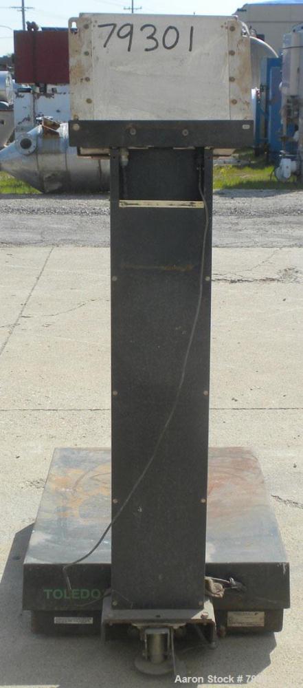 Used Toledo Digital Scale, 660 Pound Capacity, Model 2185. Carbon ste