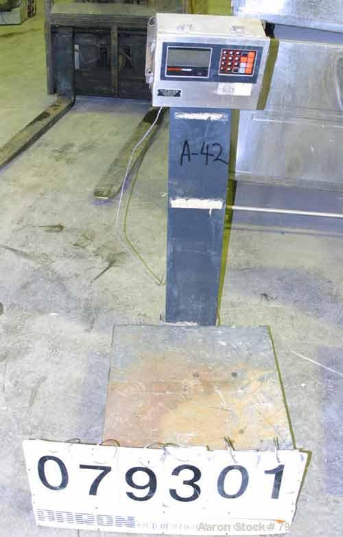 Used Toledo Digital Scale, 660 Pound Capacity, Model 2185. Carbon ste