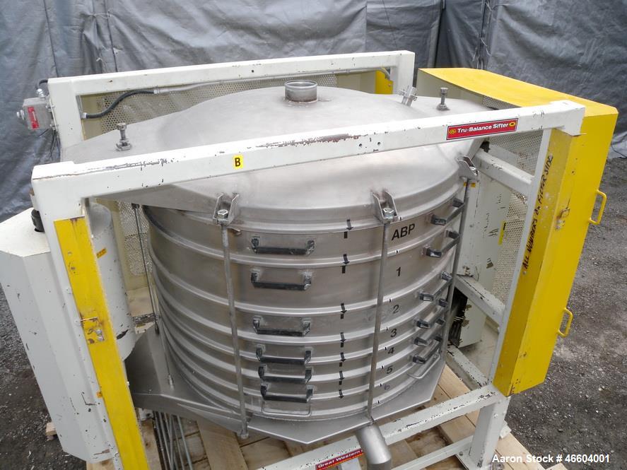 Used Great Western Pneumatic In-Line Tru-Balance Sifter, Model 631.