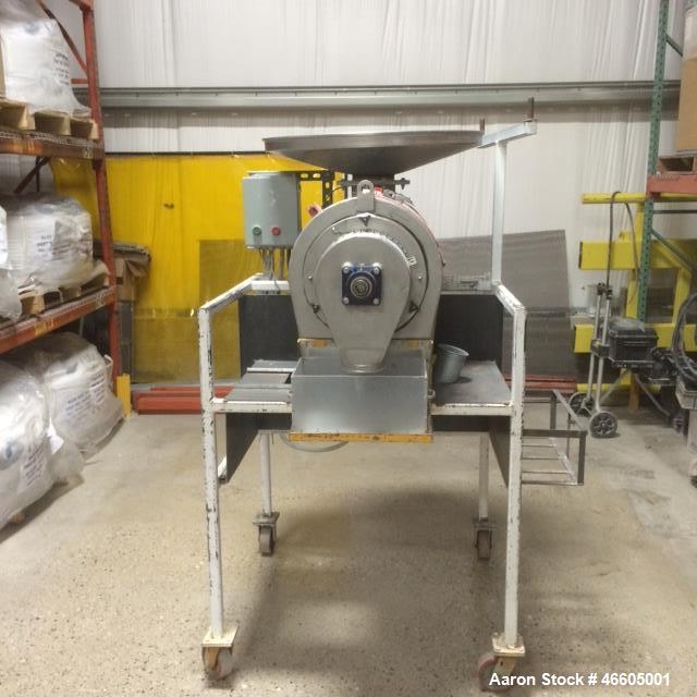 Used Kason Centrifugal Sifter, Model MOB/SS. Free standing, gravity f