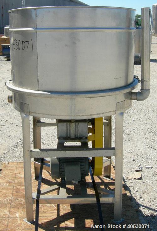 Used - Rotary Brush Sieve, 304 stainless steel. 30'' diameter x 16''