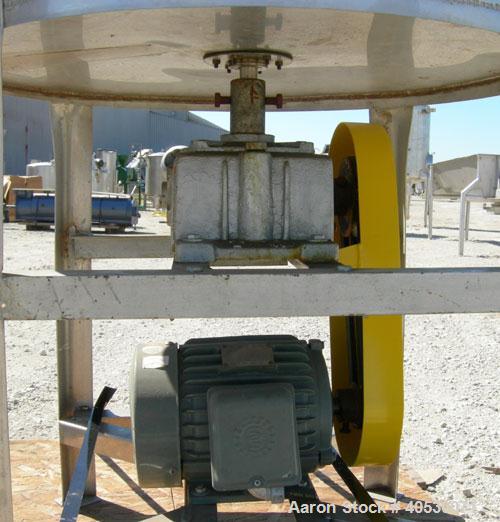 Used - Rotary Brush Sieve, 304 stainless steel. 30'' diameter x 16''