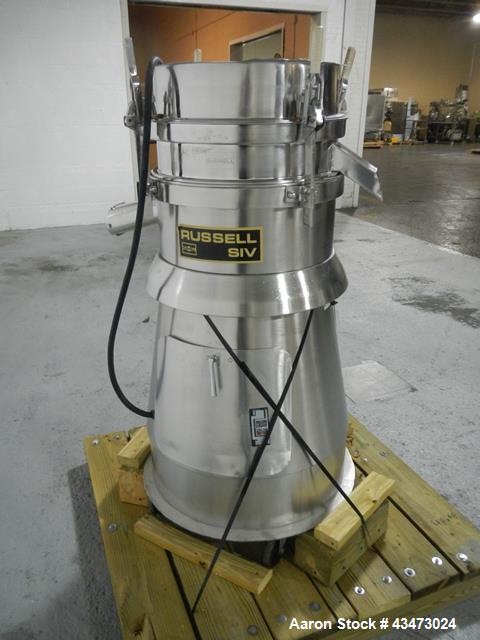 Used Russel Sifter, Model 17300, Stainless Steel. Approximate 20" dia