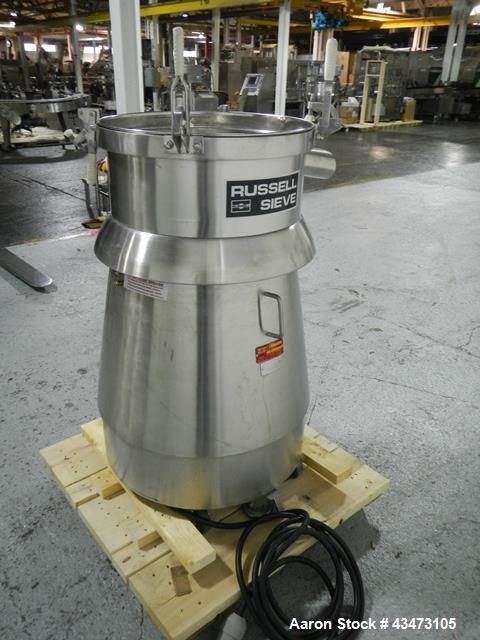Used Russel Sifter, Model 17300, Serial# A3725.