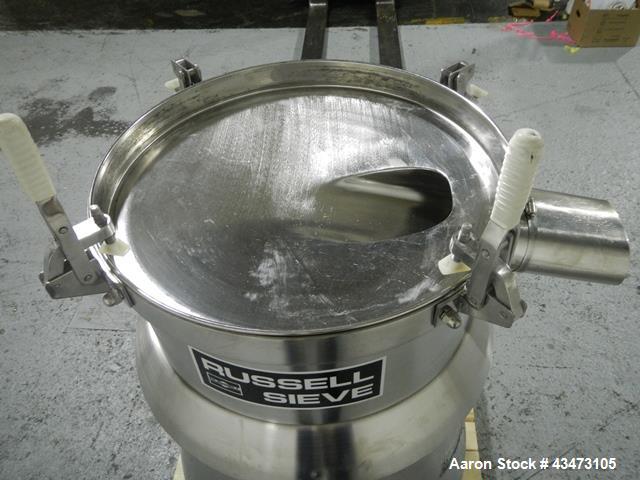 Used Russel Sifter, Model 17300, Serial# A3725.