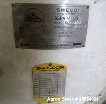 Used Sweco Shaker Screen, Model LS 24C4444. 24" diameter screen, stee