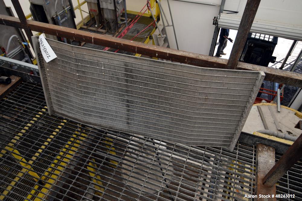Used DSM Sieve-Bend Screen, 24" Wide, 304 Stainless Steel.