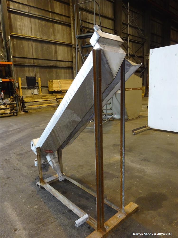 Used Inclined Gravity DSM Screening Unit, 304 Stainless Steel. Approx
