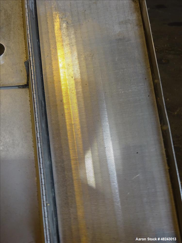 Used Inclined Gravity DSM Screening Unit, 304 Stainless Steel. Approx