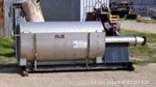 UsedHycor Rotary Drum Thickener, model HRS 3672M. 304 Stainless steel