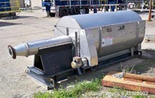 UsedHycor Rotary Drum Thickener, model HRS 3672M. 304 Stainless steel