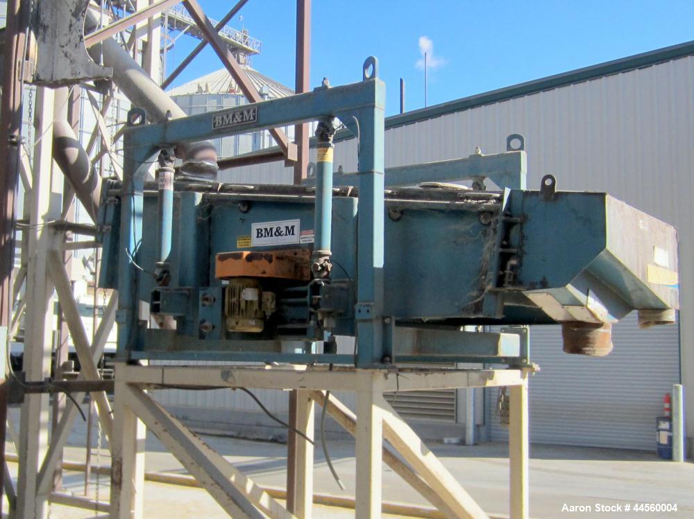 UsedBM & M 10' X 4' X 2/2.5' CORN SCALPER, Model 4 X 10-1DSS.