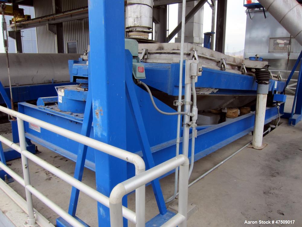 Used Rotex Screener, Model 5722DA-AASS, 4' wide x 12' Long, Stainless