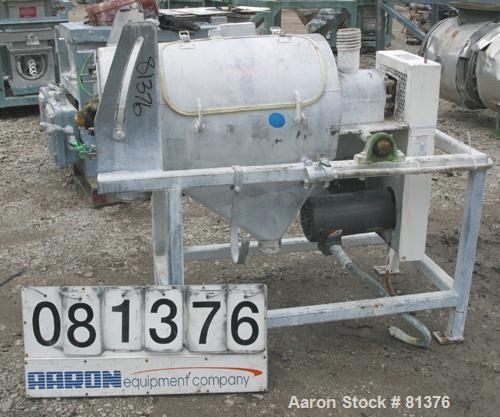 Used Kason Centri-Sifter, Model MOB-SS, 304 Stainless Steel. Approxim