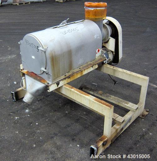 Used Prater Industries Rota-Sieve Centrifugal Sifter, 304 Stainless S