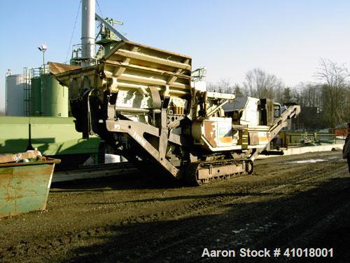 UsedMetso Minerals Mobile Shredder (Crusher), Model LT 1110S. New 200