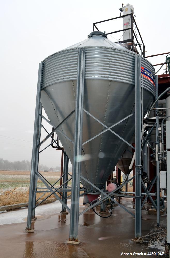 Used Southern States Bolt-Together Silo, Galvanized Steel. Approximat