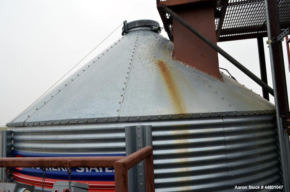 Used Southern States Bolt-Together Silo, Galvanized Steel. Approximat