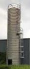 Used Conair Contractor System Silo, Aluminum. 116" diameter x 48' Hig