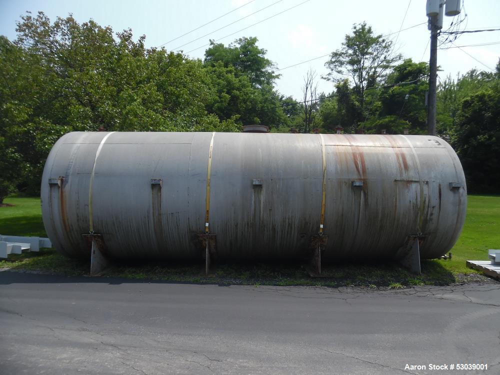 Used Schwabel Fabrication 7000 Gallon Horizontal Tank. 1/4" 5254 grad