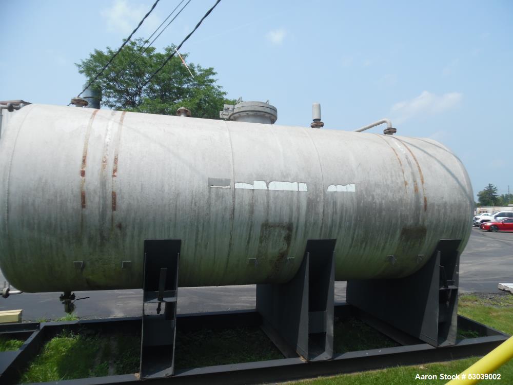 Used Schwabel Fabrication 7000 Gallon Horizontal Tank. 1/4" 5254 grad
