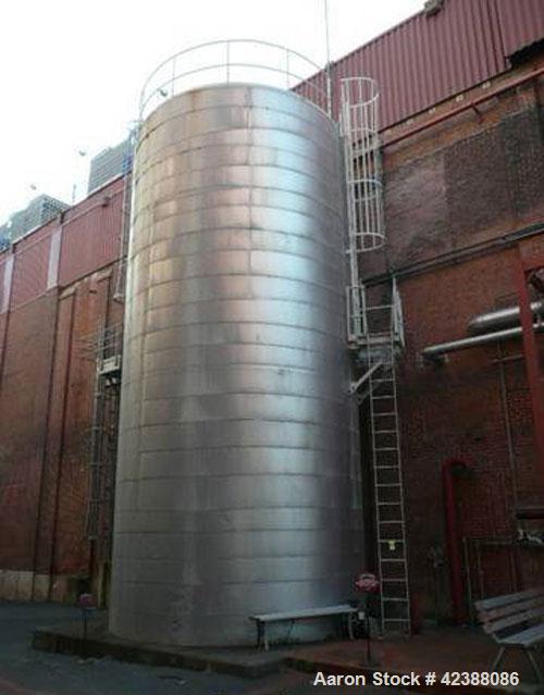 UsedBulk-Tainers 20,000 Gal Cap. Mild Steel Tank 35'H X 15' Dia. Ins