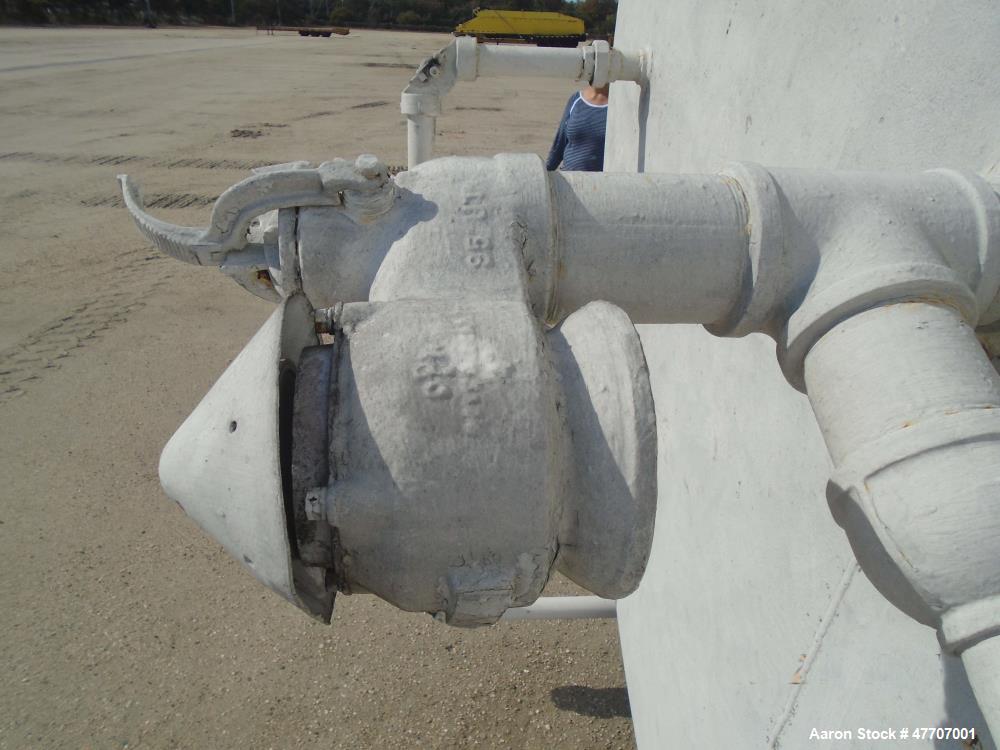 Used 20,000 Gallon Upright Surface Tank. Carbon steel, 32' high x 10'