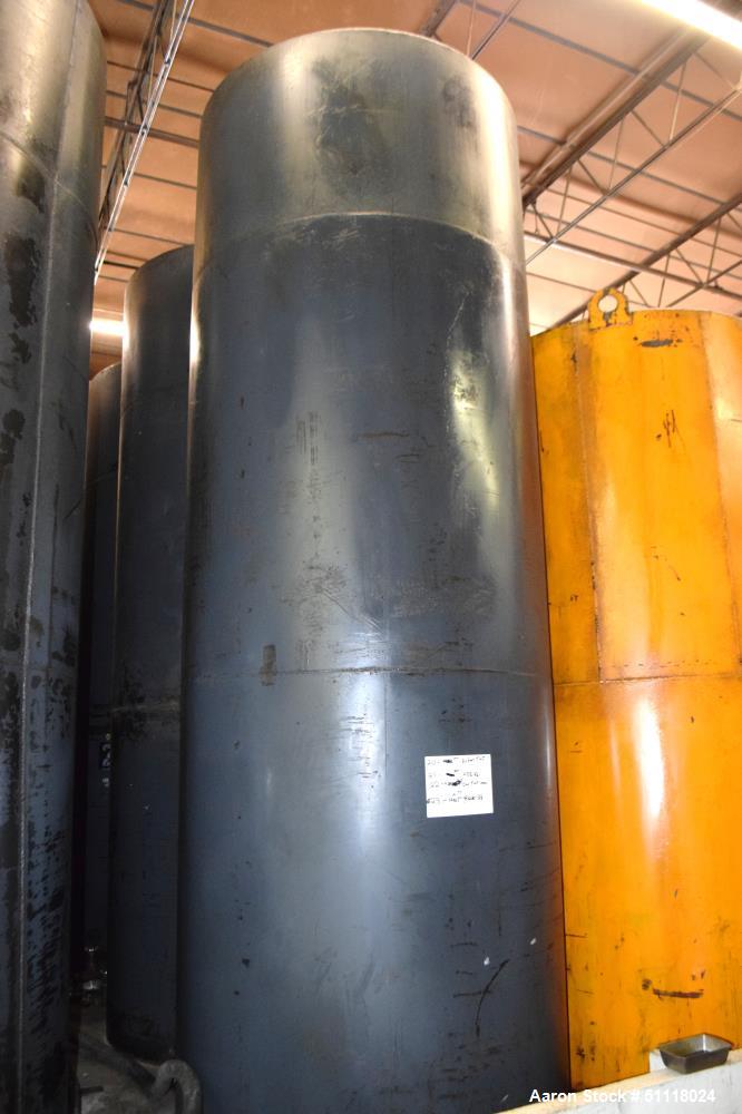 Used Tank, Approximate 2500 Gallon, Carbon Steel, Vertical. Approxima