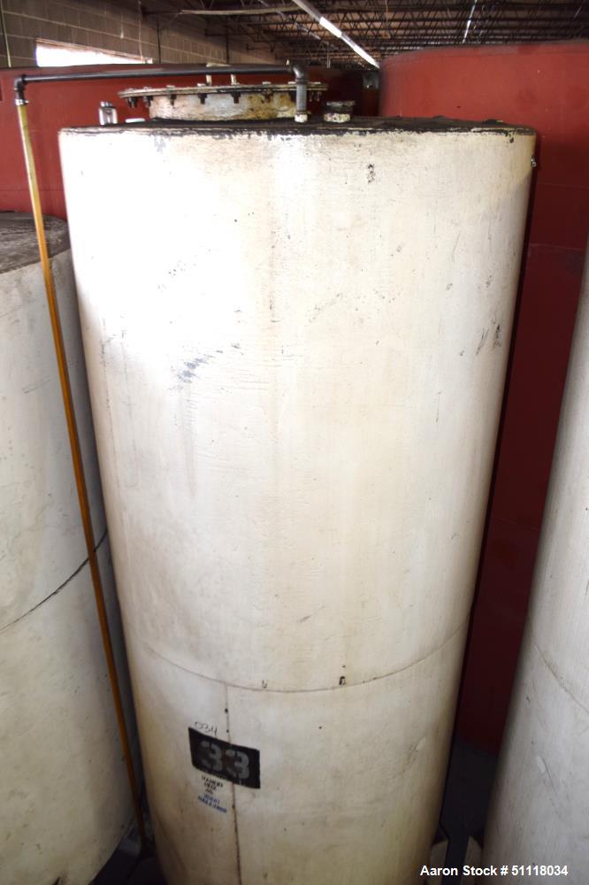 Used Tank, Approximate 2000 Gallon, Carbon Steel, Vertical. Approxima