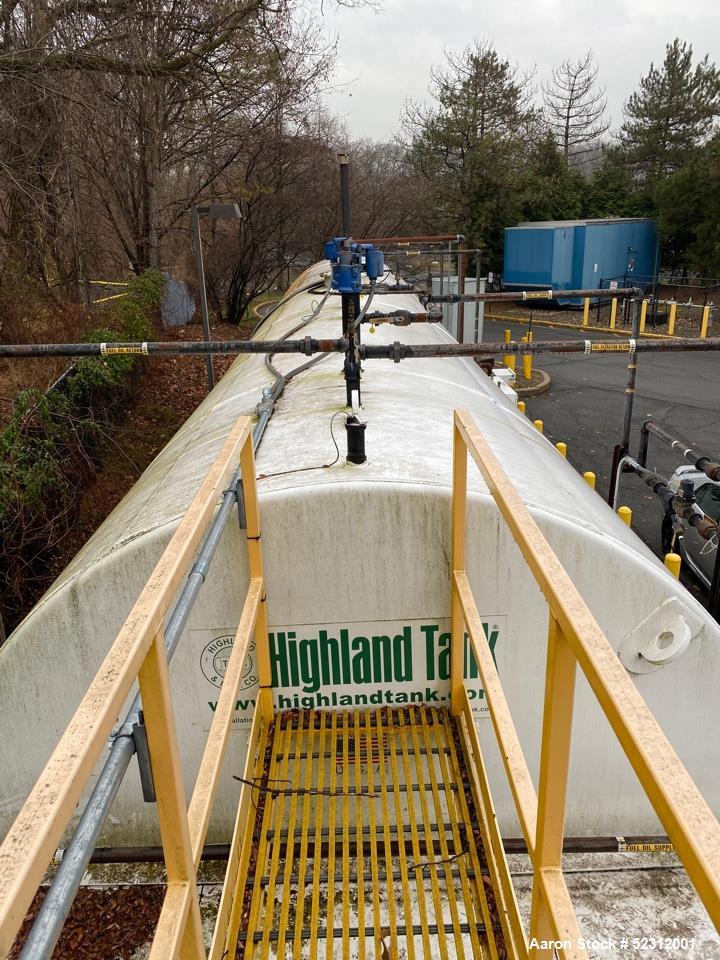 UsedHighland 30,000 Gallon Diesel Tank, Carbon Steel. 10' Diameter x