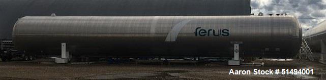 Used Maxfield Horizontal CO2/ LP Vessel. 63,000 USWG, 285 PSI/-20F, s