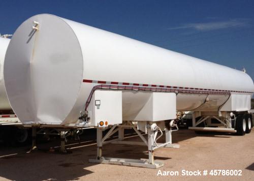 Used Tomco Equipment Company 50 Ton Portable CO2 Storage Tank rated 3