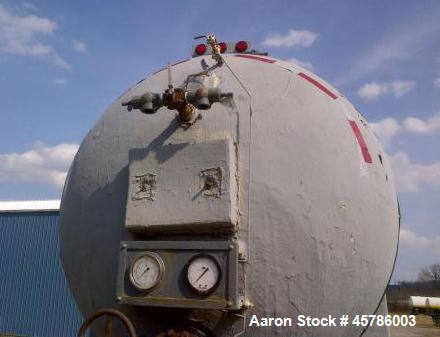 Used Tomco Equipment Company 50 Ton Portable CO2 Storage Tank. Rated