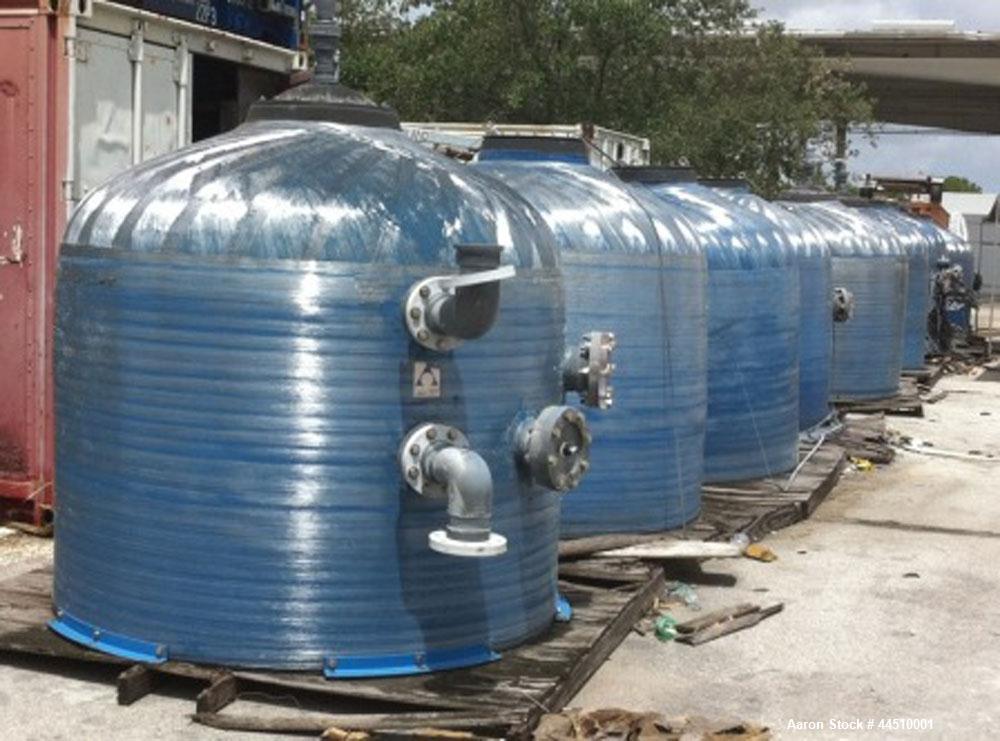 Unused- Fiberglass Vessels, Approximately 1,500 Gallons. Dome top, f