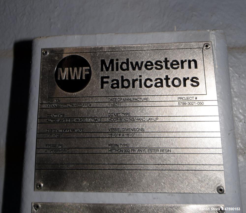 Unused- MWF Midwestern Fabricators Tank, 24,000 Gallon, Hetron 992 FR