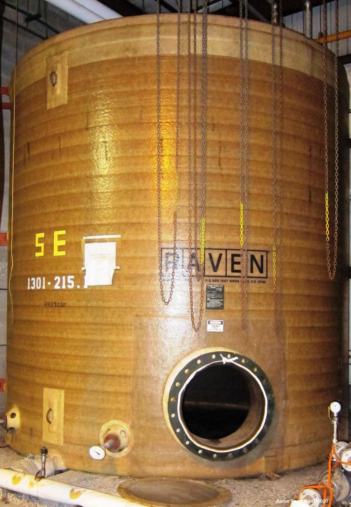 Used10,000 Gallon, Raven, Fiberglass Tank, 8'6" Diameter, 11' Straigh