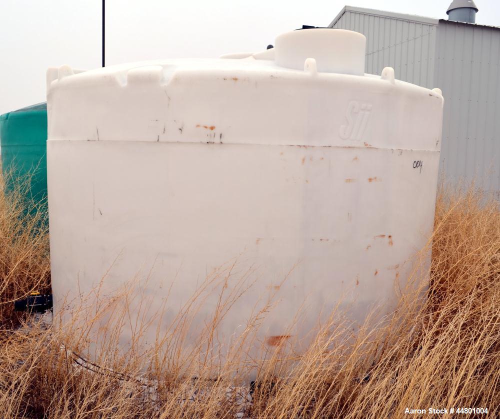 Used SSI Snyder Industries Polypropylene Tank, approximately 5000 gal