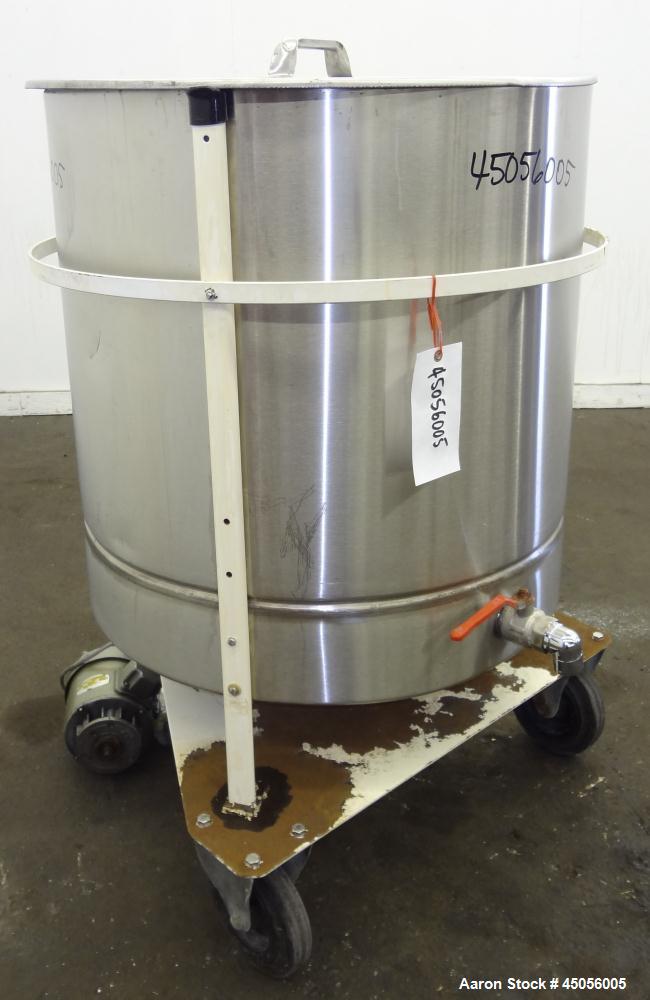 Used M.J.S. Tank, 300 Liter (79.2 Gallon), Type 300 RSWAC/C, 304 Stai